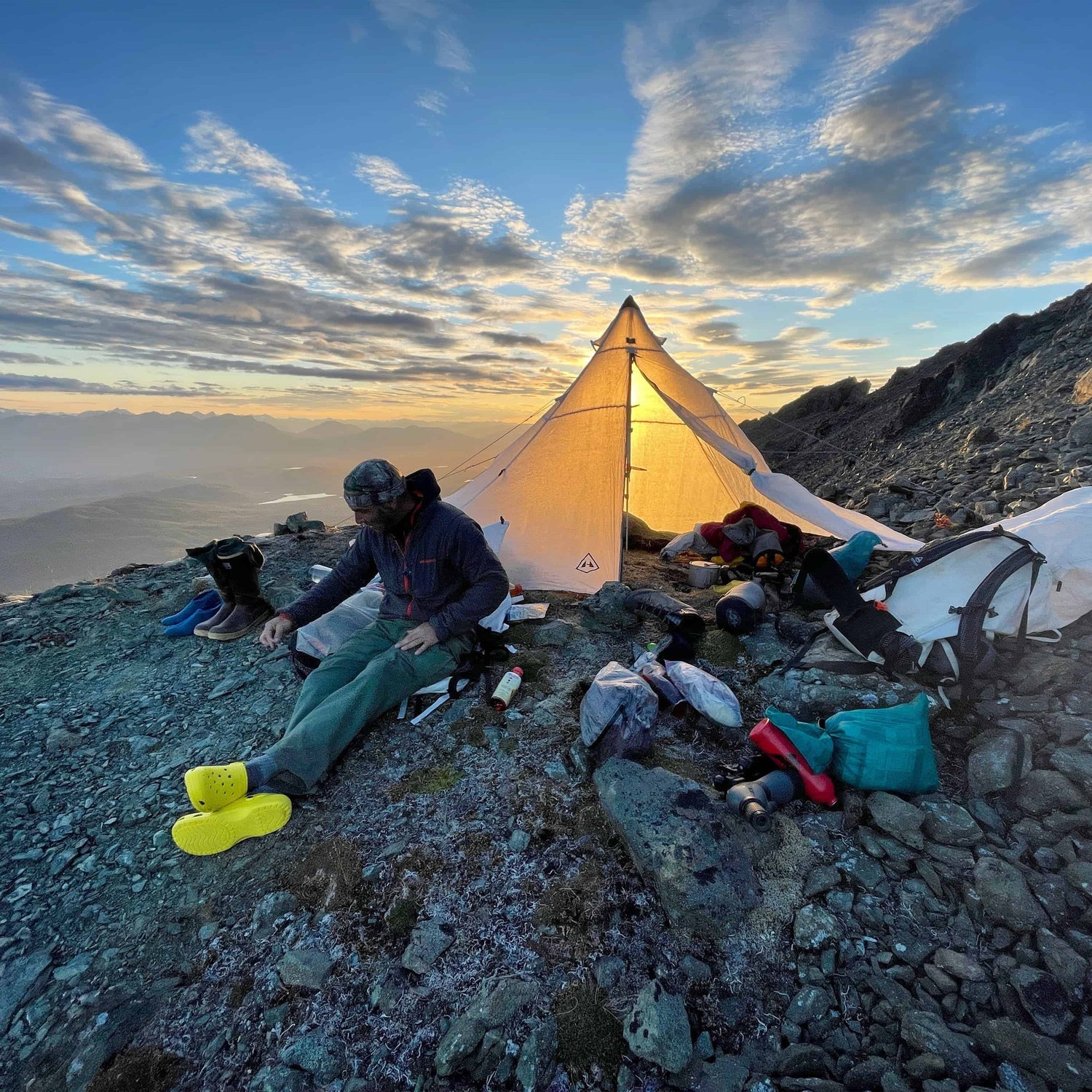 UltaMid 2 – 2 Person Ultralight Pyramid Tent Hyperlite Mountain Gear